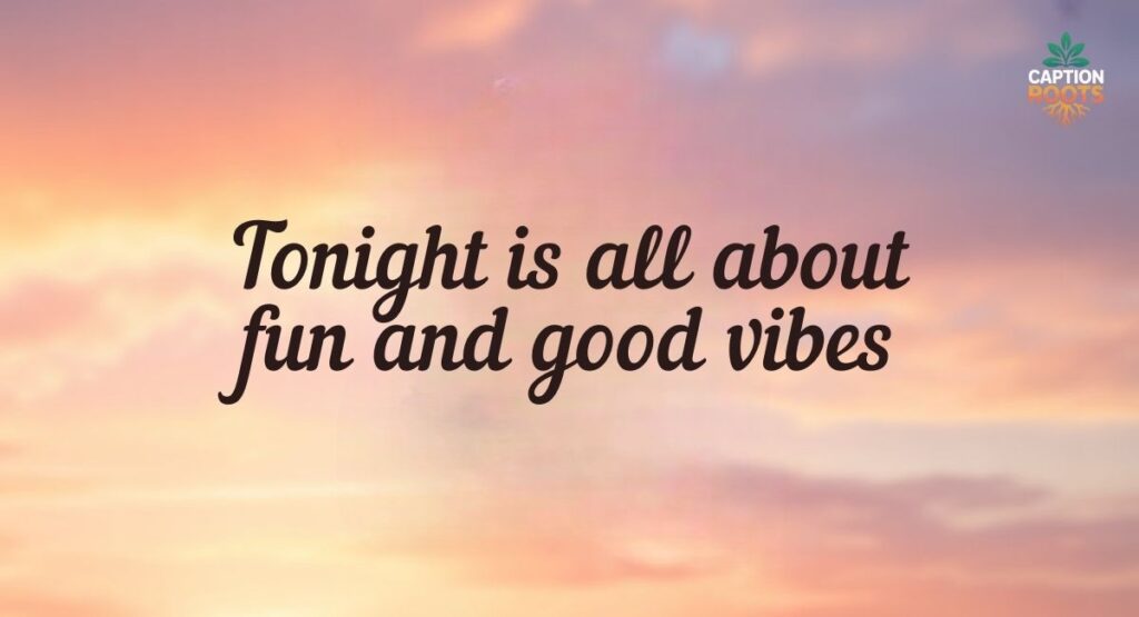 evening mood captions